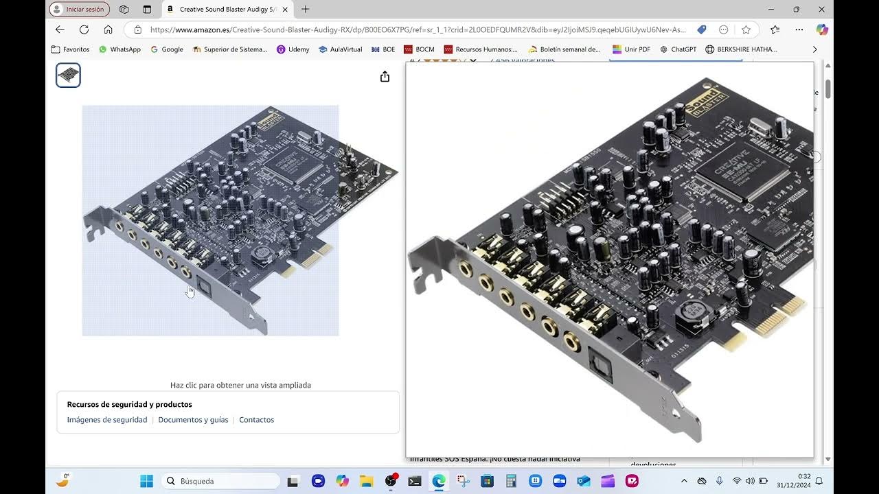 Tarjeta de Sonido Sound Blaster. Prof. Ingeniero Informático Eduardo Rojo Sánchez. - YouTube