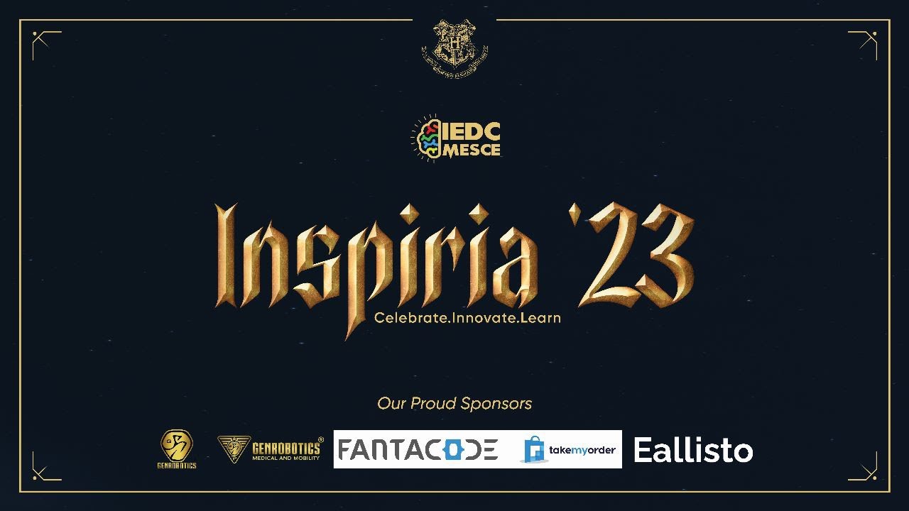 Inspiria ’23 | After Movie | IEDC MESCE - YouTube