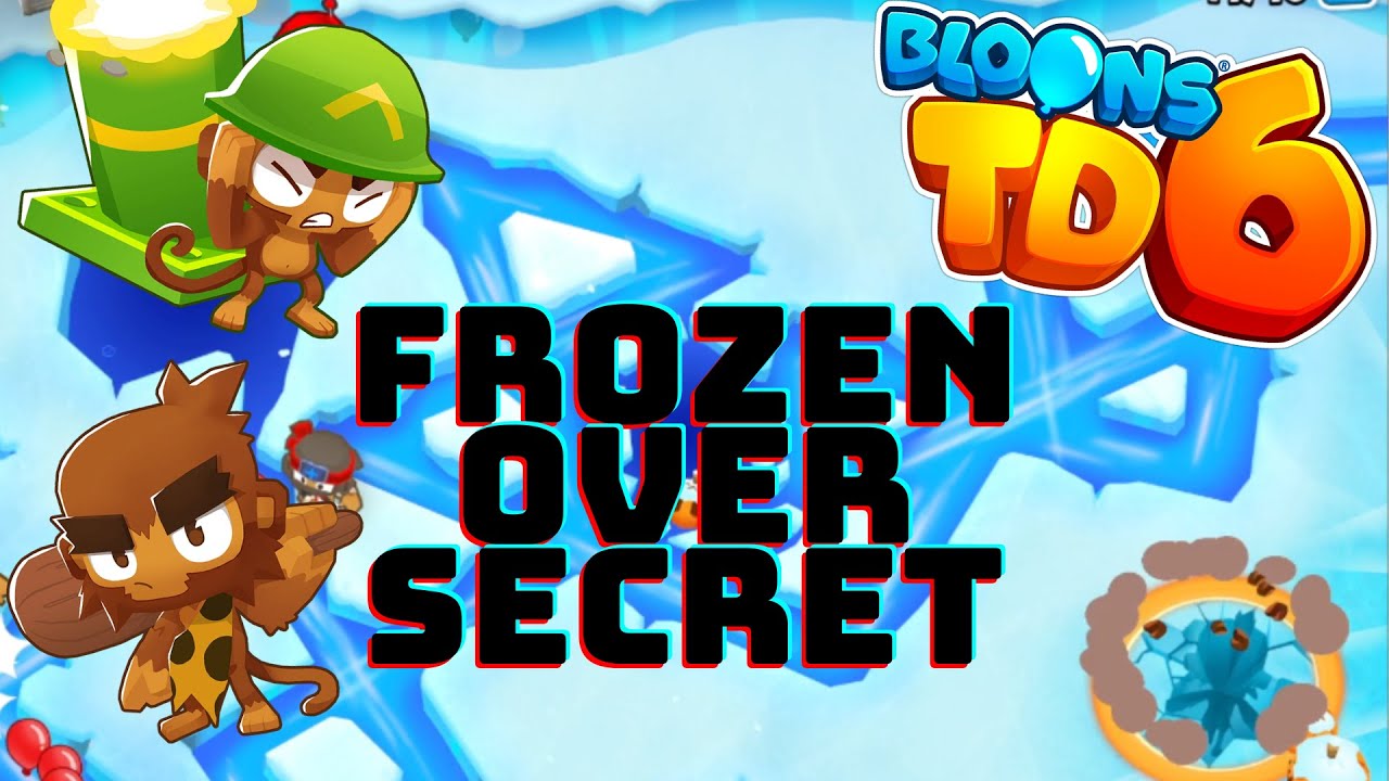 FROZEN OVER SECRET!! How to Get the Secret Caveman monkey on BTD6 - YouTube