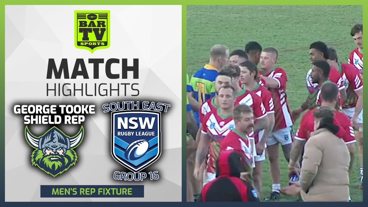 George Tooke Shield v Group 16 - Rep Game Highlights | Canberra Region ...