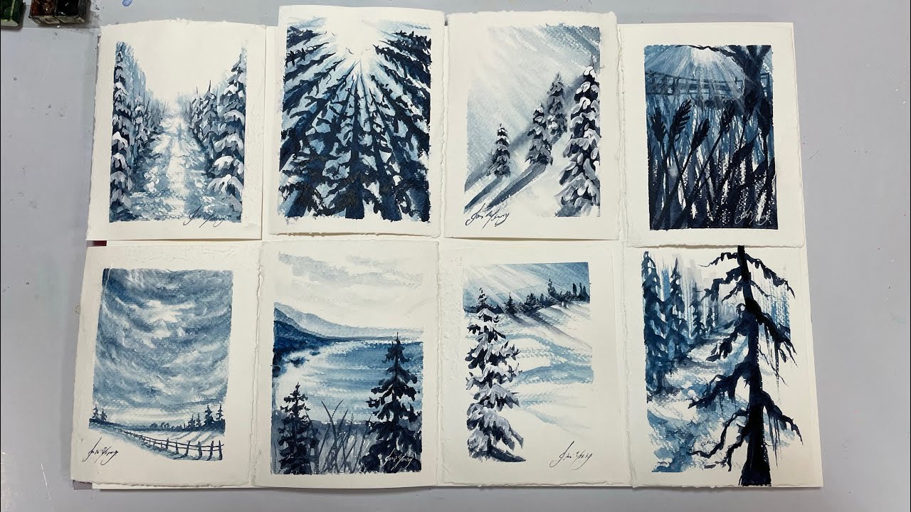 How To Paint PERSPECTIVE ~ 8 WAYS In Watercolour! - YouTube