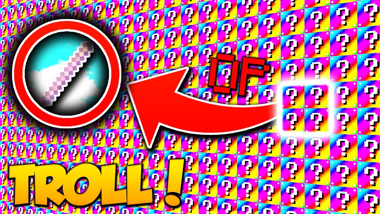 ULTIMATE TROLLING STICK! | Minecraft RAINBOW LUCKY BLOCK WALLS MOD ...