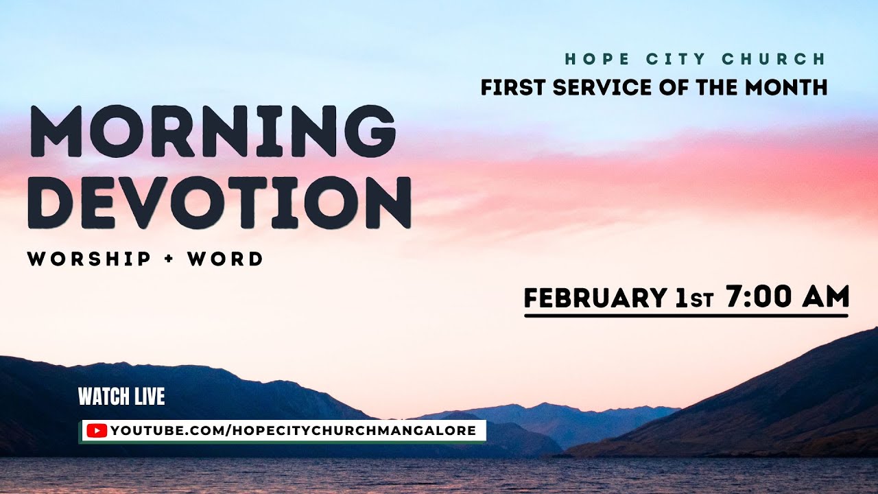 Morning Devotion - Promise for February 1, 2024 - YouTube