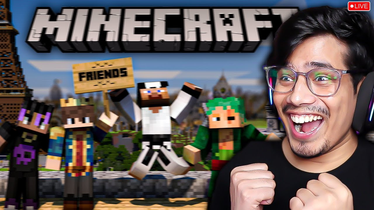 Parkour Challenge With Fleet SMP Members|Minecraft Live 😂 - YouTube