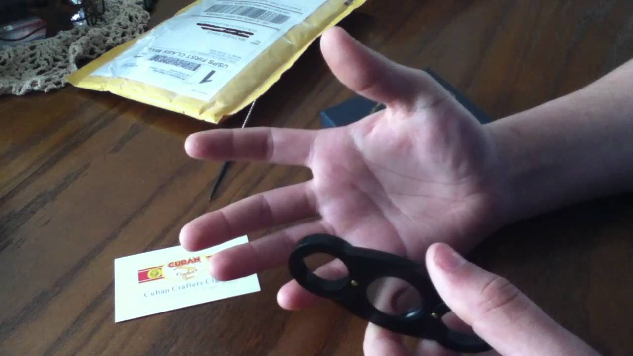 Cuban Crafters Cigar Cutter. - YouTube