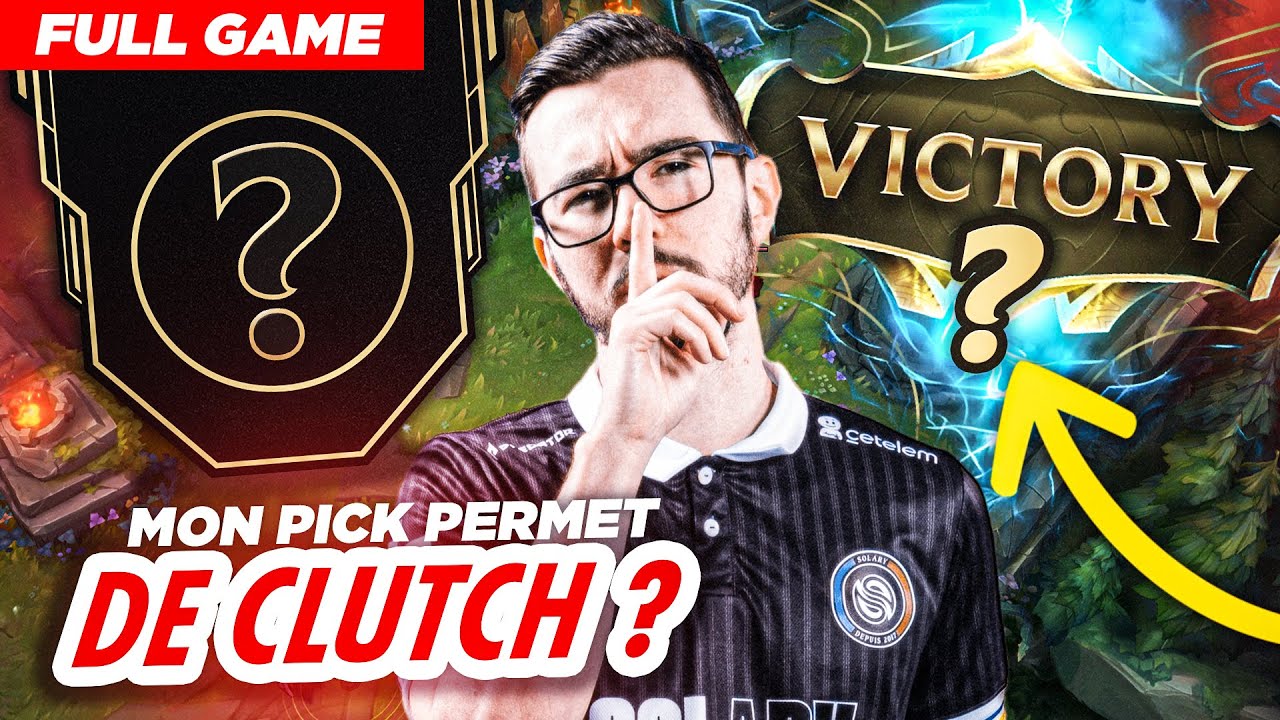 MON PICK PERMET DE CLUTCH LA PARTIE? - YouTube