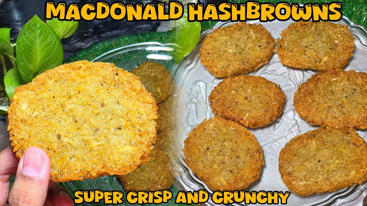 Crispy Hash Browns Recipe | Macdonald Style Hash Browns - YouTube