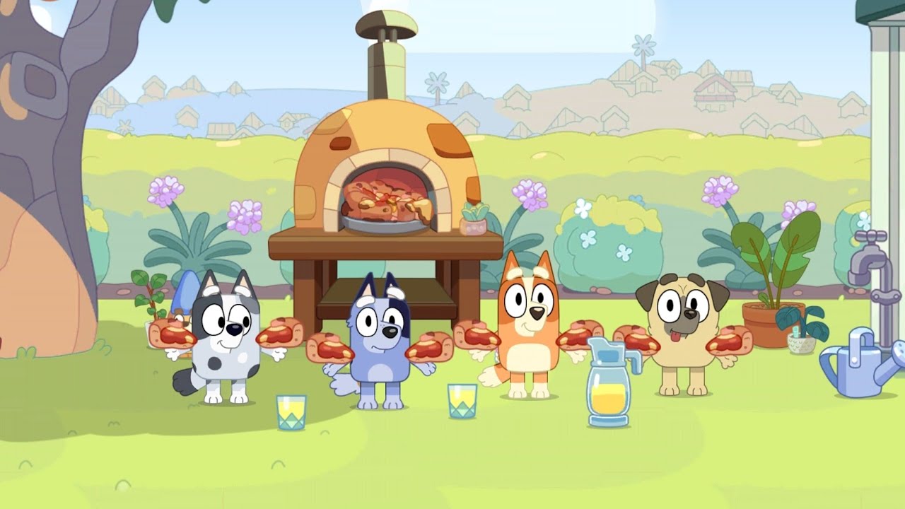 Bluey : Summer Time Pizza Party 03 - YouTube