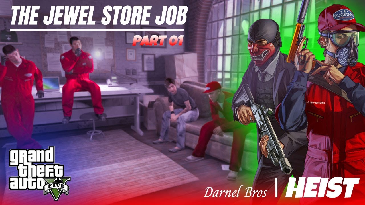 THE JEWEL STORE JOB | GTA V | HEIST MISSION | #gtav - YouTube