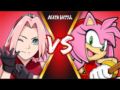 Sakura Haruno VS Amy Rose (Naruto VS Sonic) | DEATH BATTLE_FAN MADE