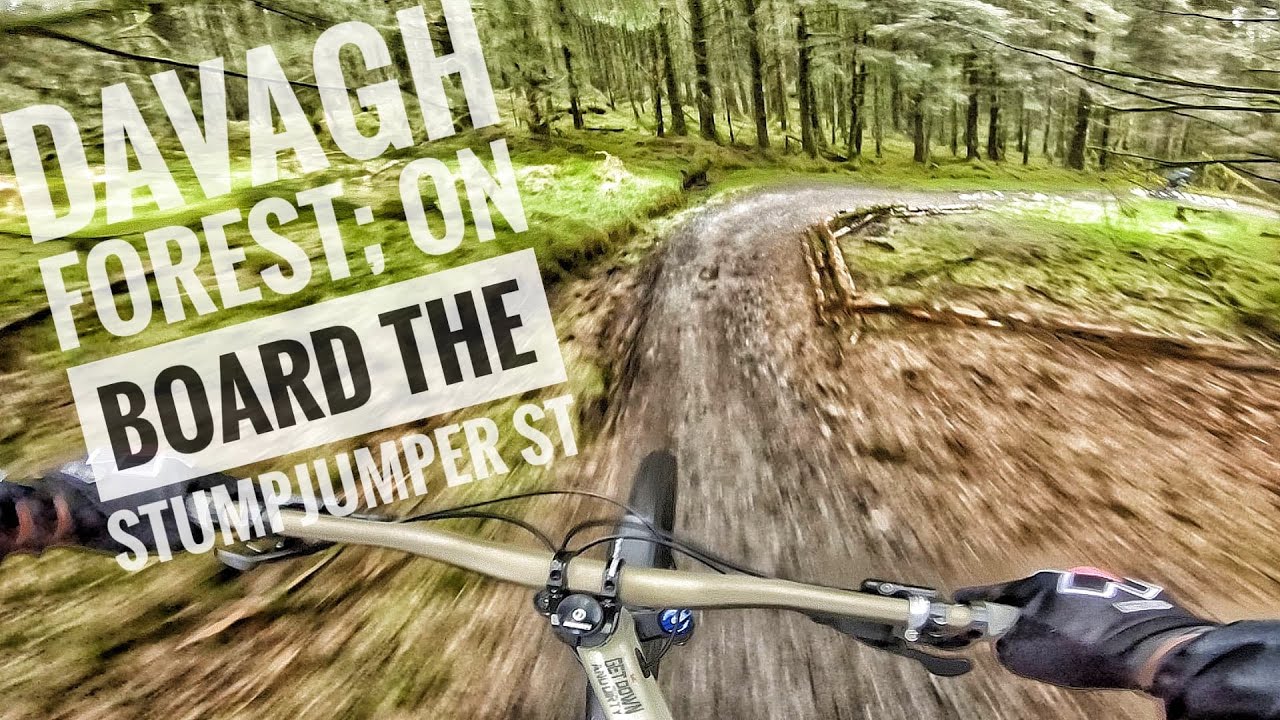 Davagh Forest trails; on board the Specialized Stumpjumper ST - YouTube