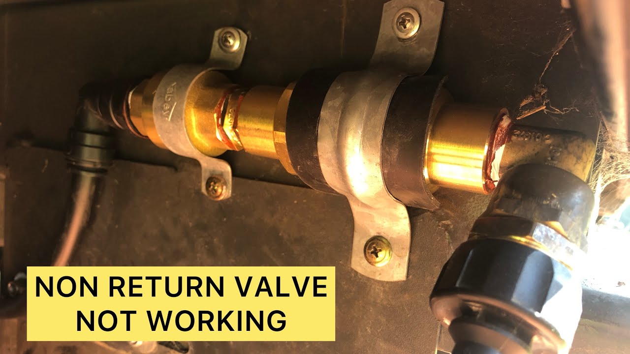 IDENTIFYING THE PROBLEM WITH A NON RETURN VALVE - IN OUR RED CENTRE ...
