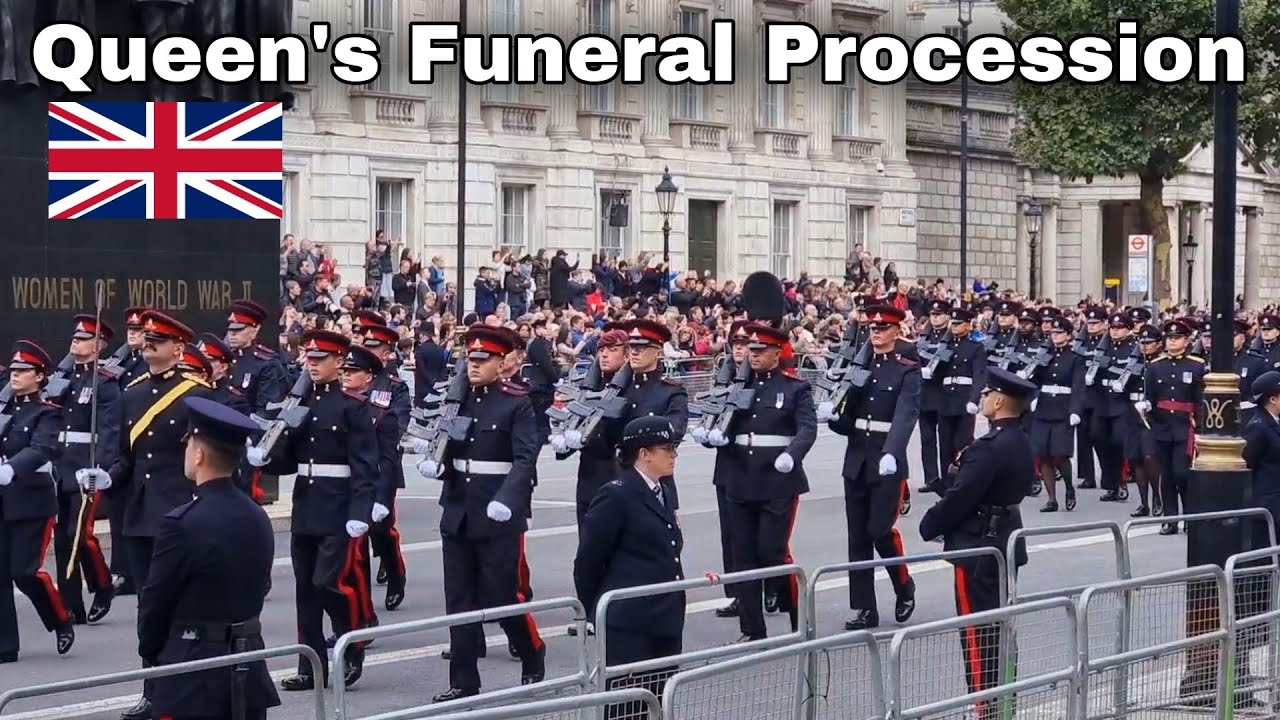 The State Funeral Procession | Whitehall, Parliament Square - YouTube