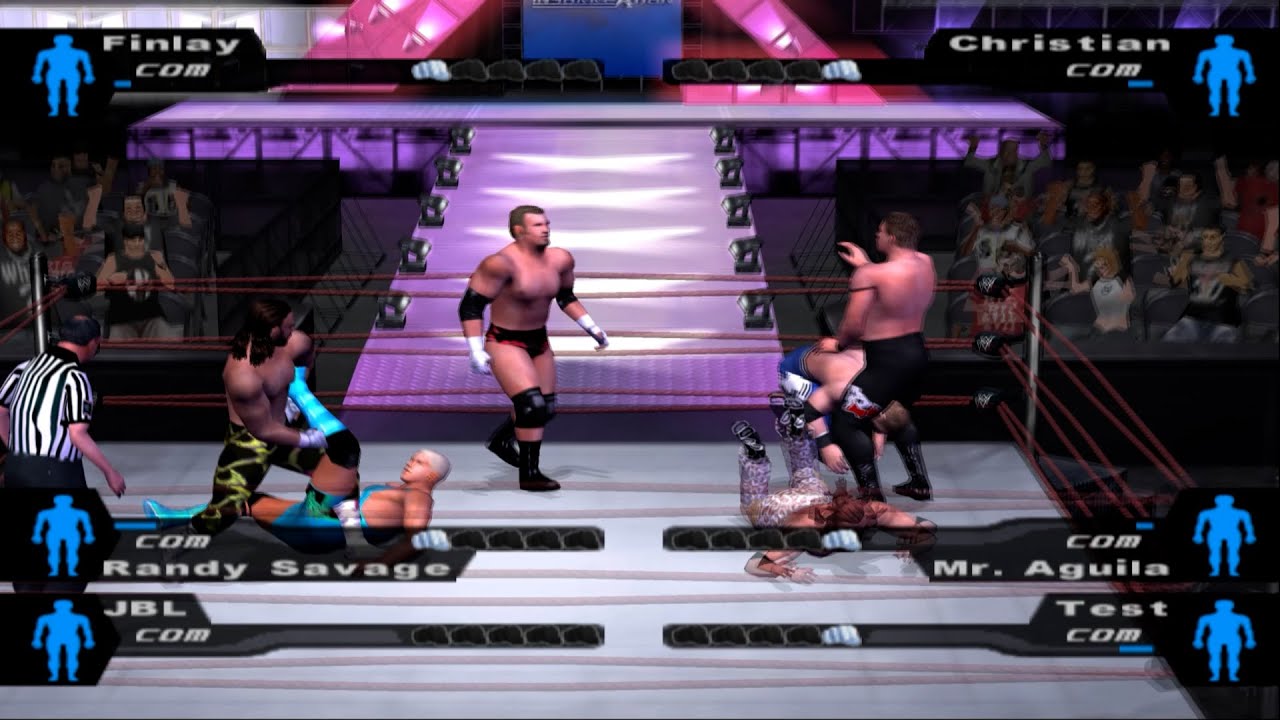 6 Man Survival Match | Finlay Vs Christian Vs Randy Savage Vs Essa Rios ...