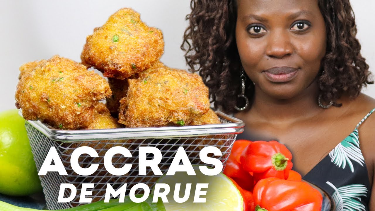 ACCRAS DE MORUE (Beignets de Poisson ANTILLAIS) - APERO des îles - YouTube