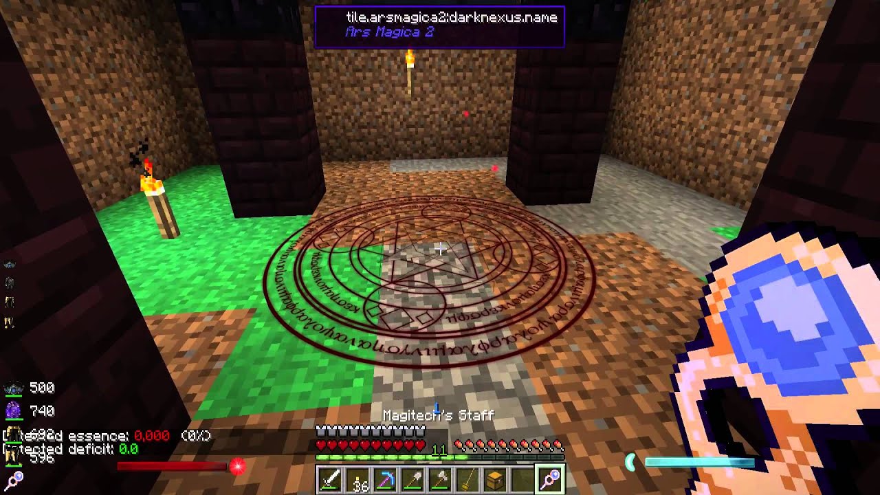 Minecraft FTB Magic World 2 - # 13 - Мучения с темным нексусом. - YouTube