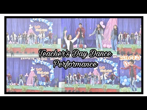 Teacher's day dance performance in school || Group dance 2022 - YouTube