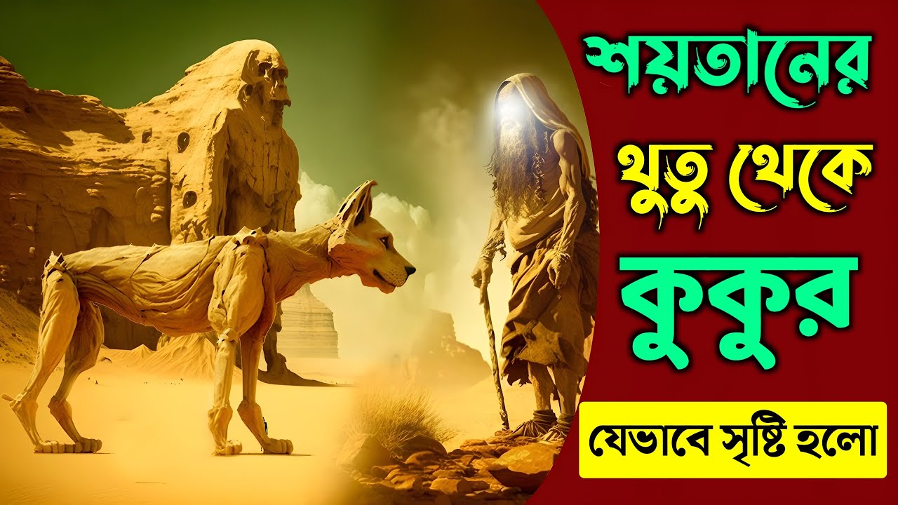 শয়তানের থুতু থেকে কুকুর যেভাবে সৃষ্টি হলো || Why did Allah create dogs ...