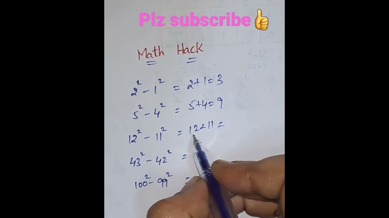 Easy Math Hacks lovemaths mathematics mathtrick mathsshortcuts Easy Math Hacks lovemaths mathematics mathtrick mathsshortcuts
