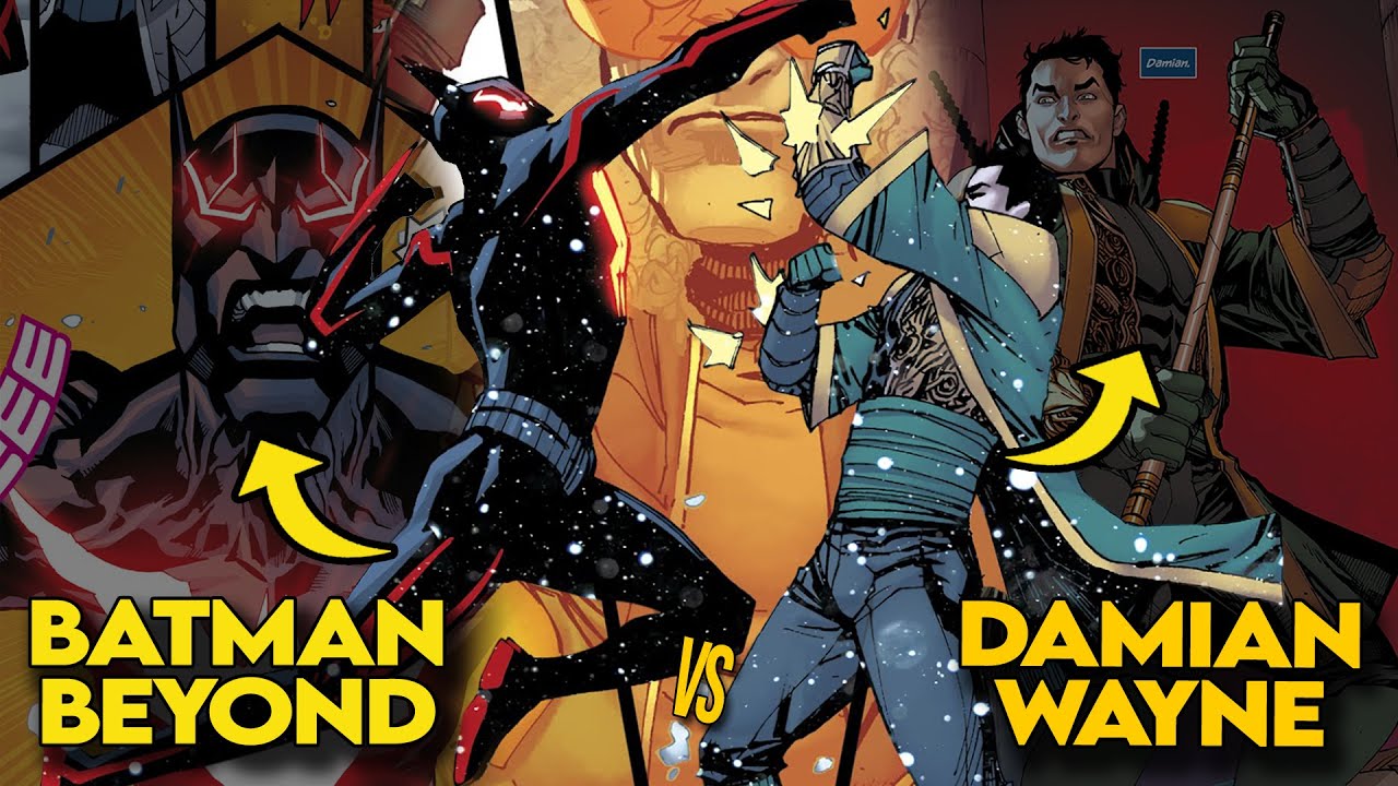 Batman Beyond vs Damian Wayne!!! - YouTube