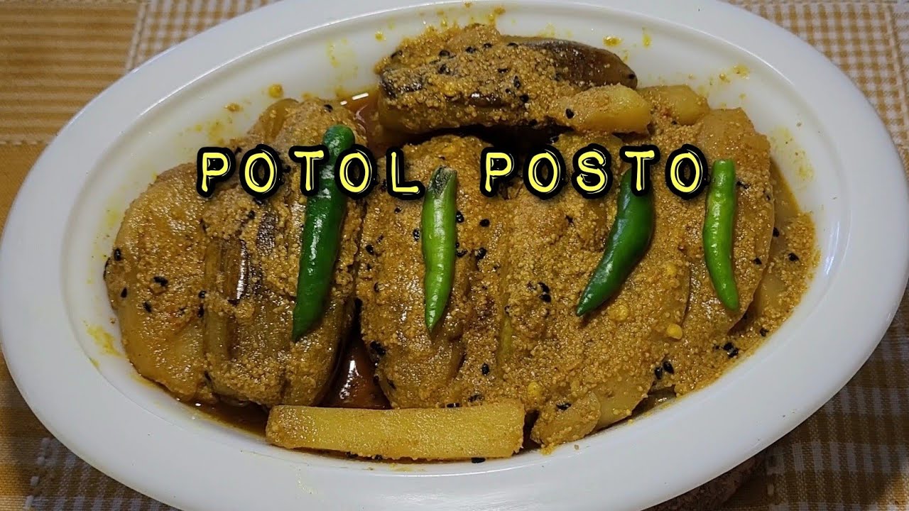 Potol Posto (পটল পোস্ত) - Delicious Potol in Poppy Seed Paste Recipe ...