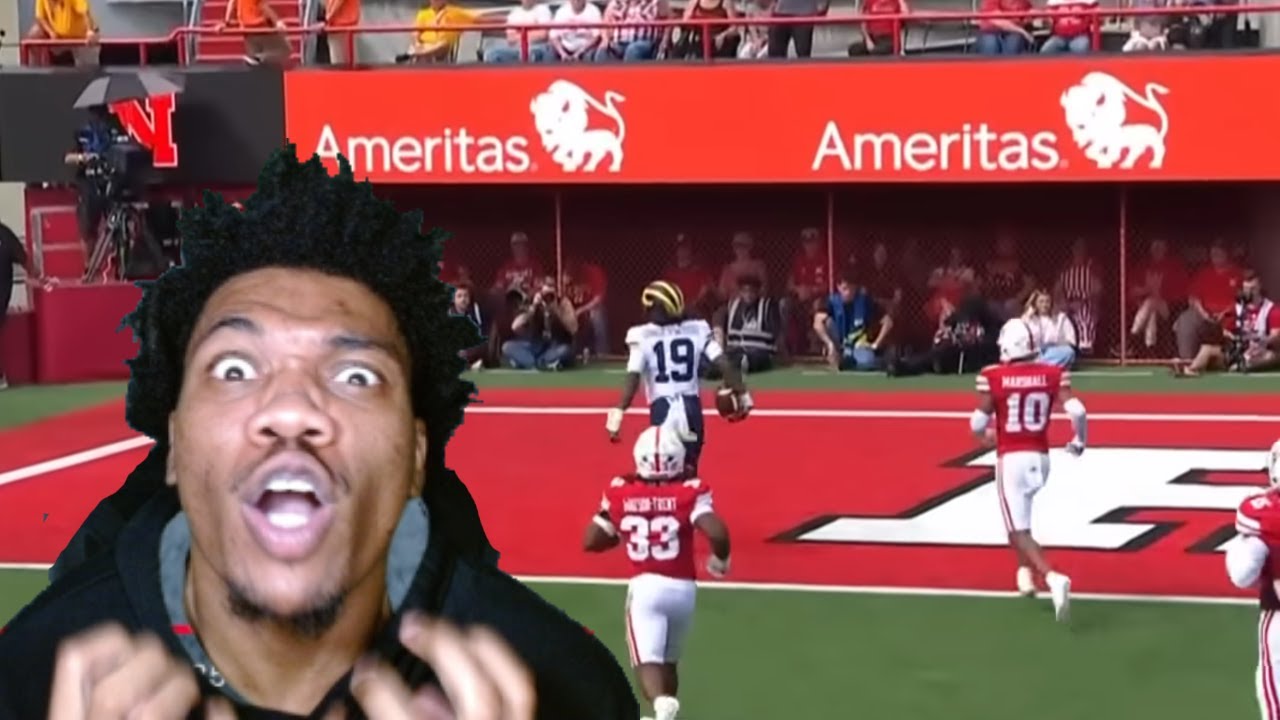 BRYCE IS CRAZYY!! #21 Michigan vs Nebraska Highlights | Week 4 | 2025 ...