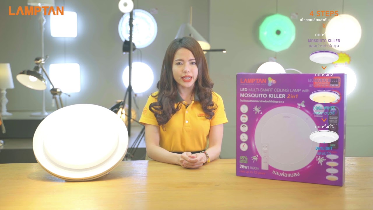 LAMPTAN Review : LED Multi-Smart Ceiling Lamp with Mosquito Killer 2 in ...