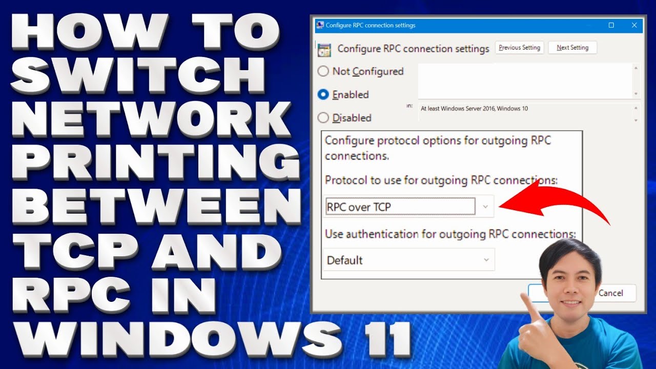 How To Switch Network Printing Between Tcp And Rpc In Windows 11