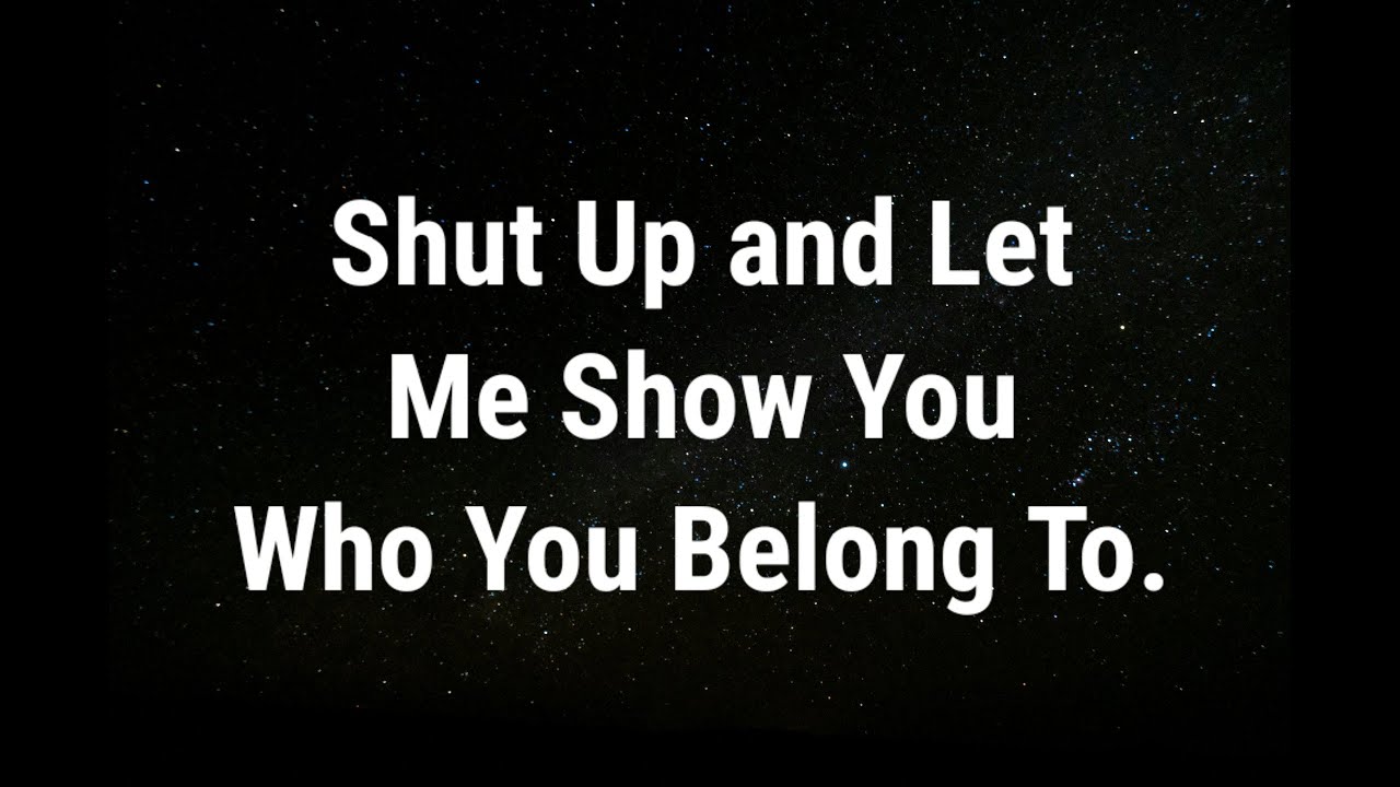 💌 Shut up and let me show you... current thoughts and feelings - YouTube