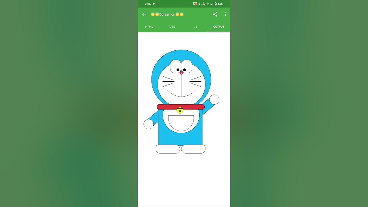 Doraemon using Html and Css. - YouTube