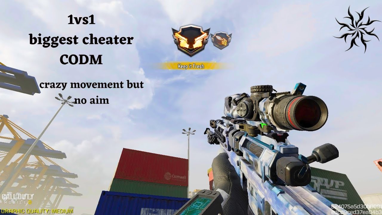 1vs1 biggest cheater \ CODM - YouTube