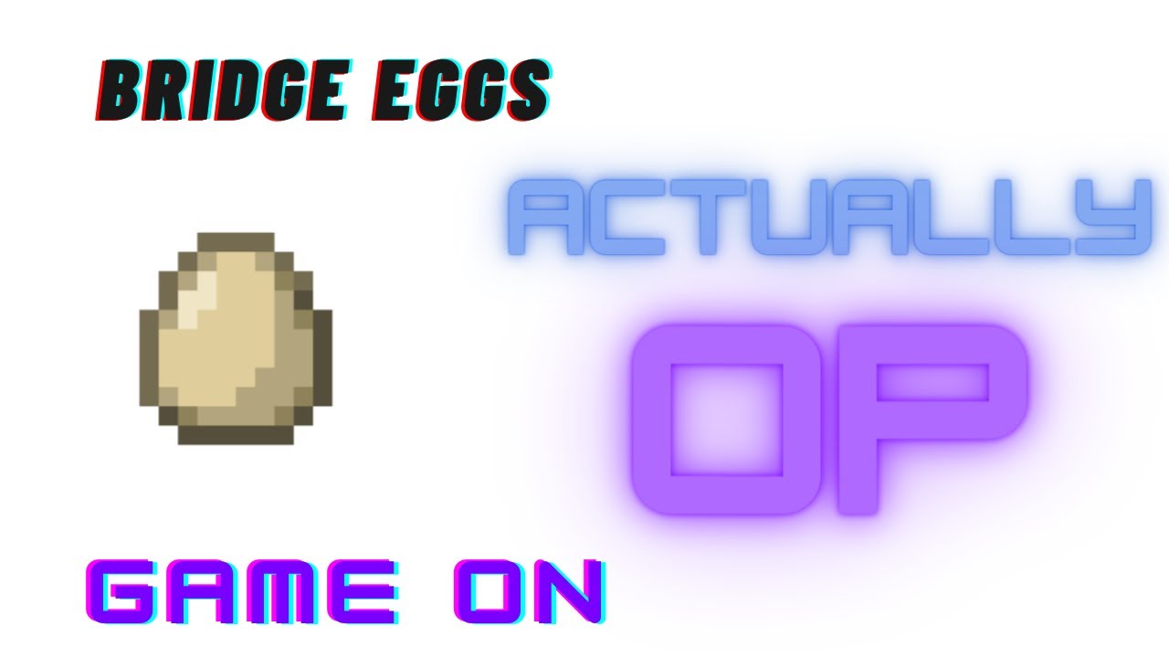 Bridge Eggs are OP and Carrying the Team in Bedwars | Minecraft Bedwars Ft. Wahadi (My Cousin ...