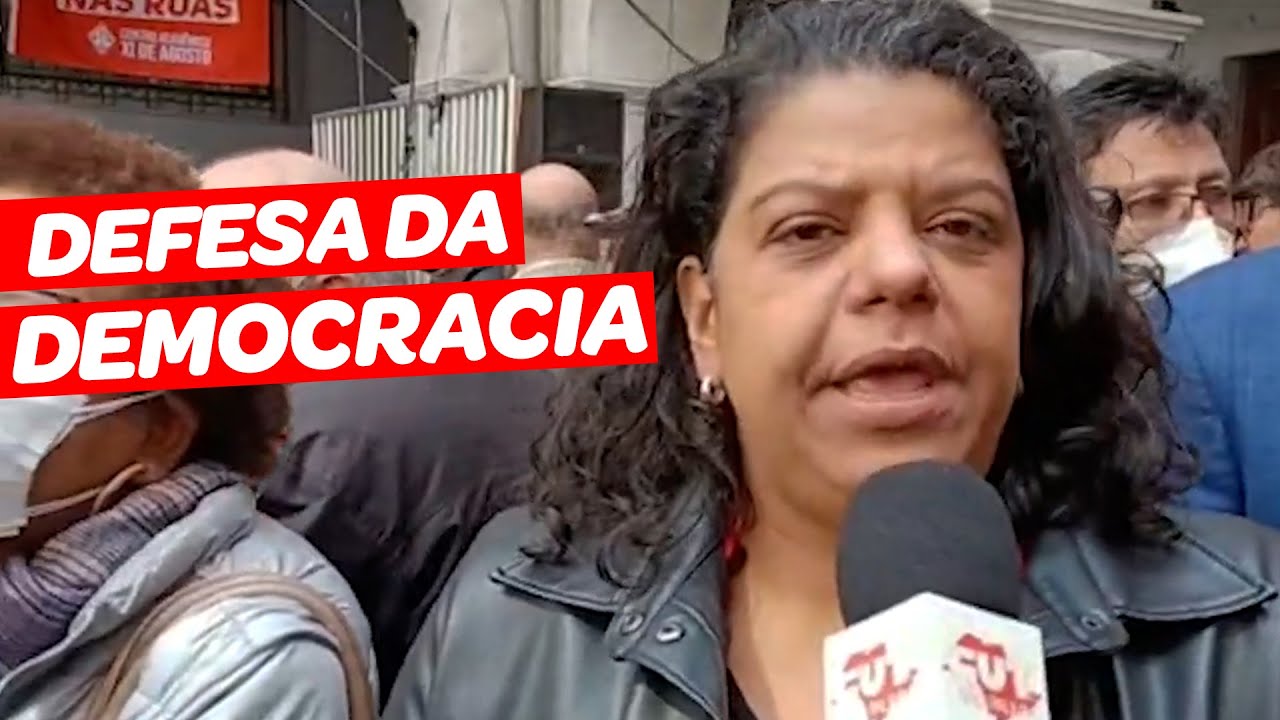 Bancários Participam De Ato Na Defesa Da Democracia Youtube
