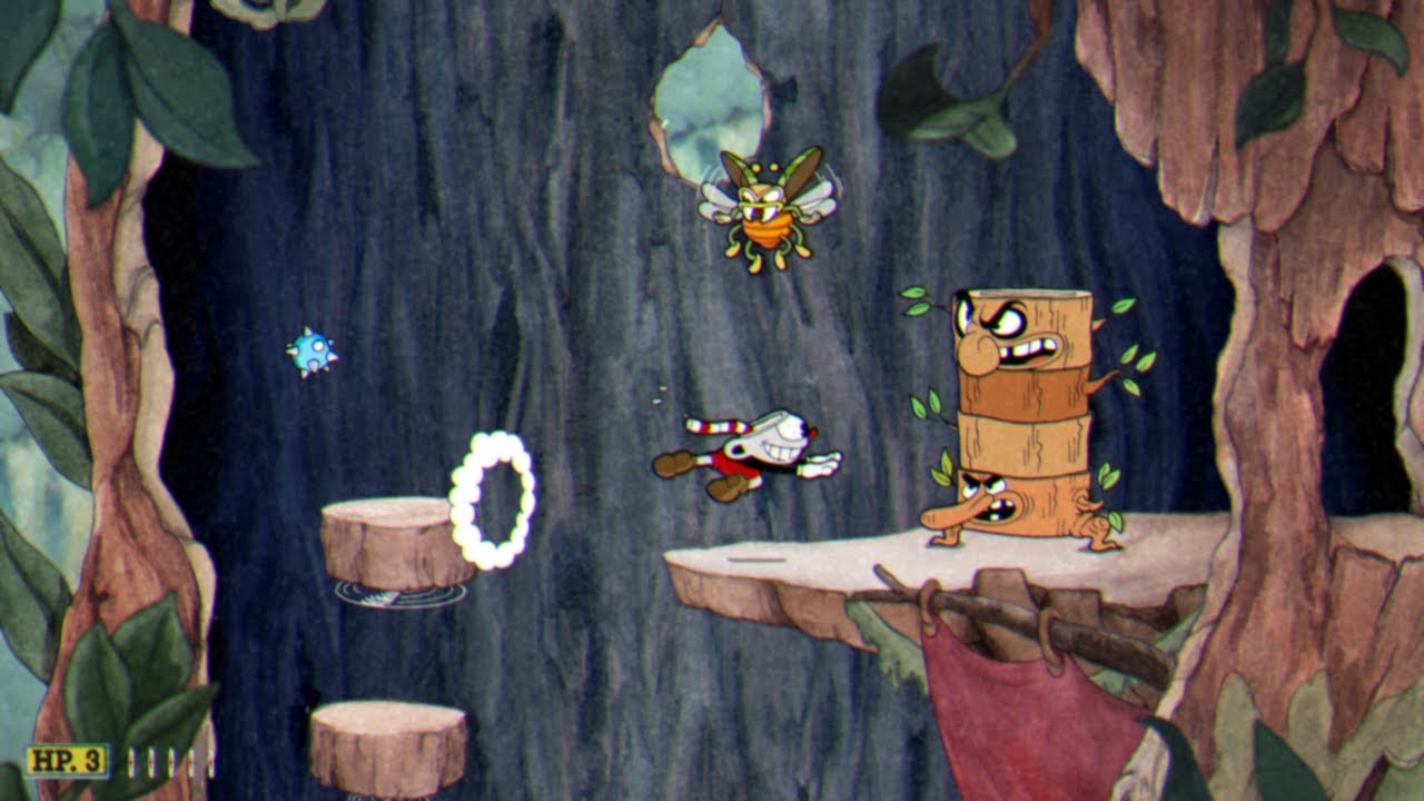 CUPHEAD - TREETOP TROUBLE - Run & Gun - Pacifist Rank, No Charms, No ...