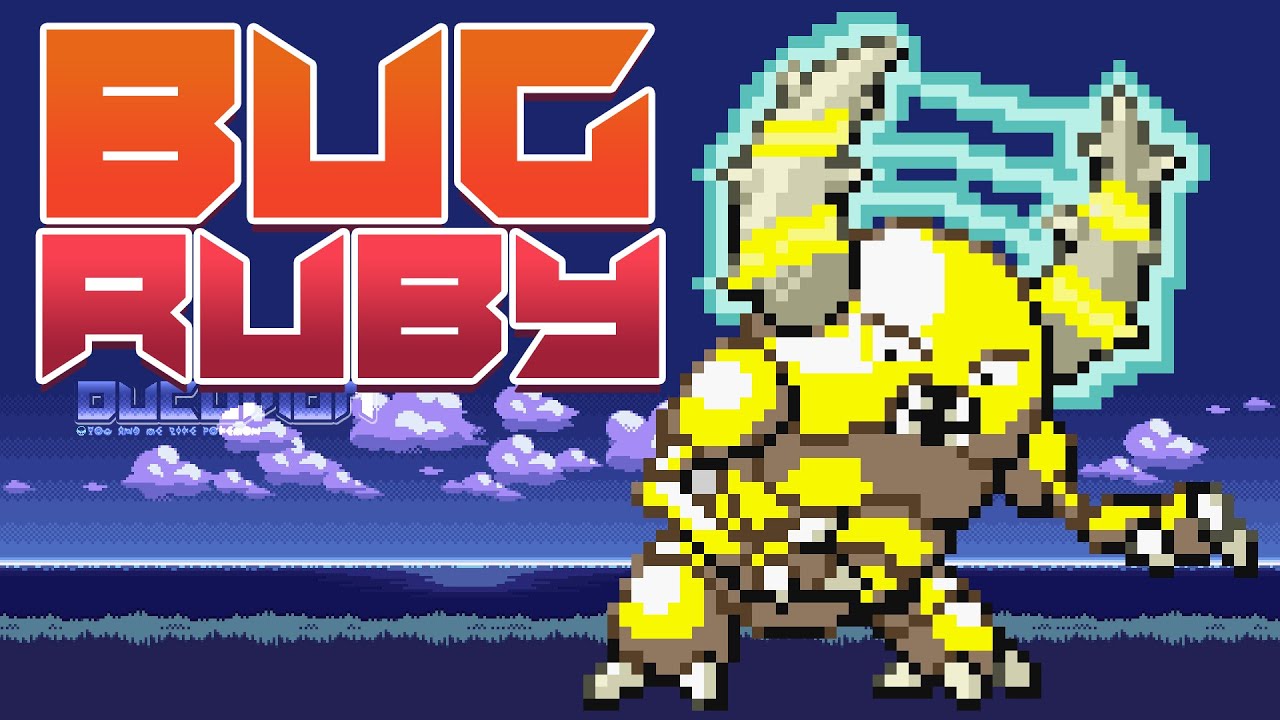 Pokemon Bug Ruby - GBA ROM Hack, Pokémon sprites are replaced. Your ...