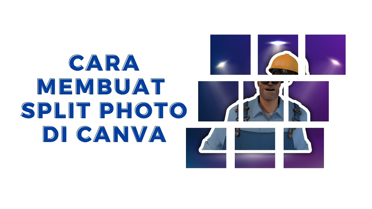 Cara Membuat Split Foto di CANVA | canva tutorial for beginners - YouTube