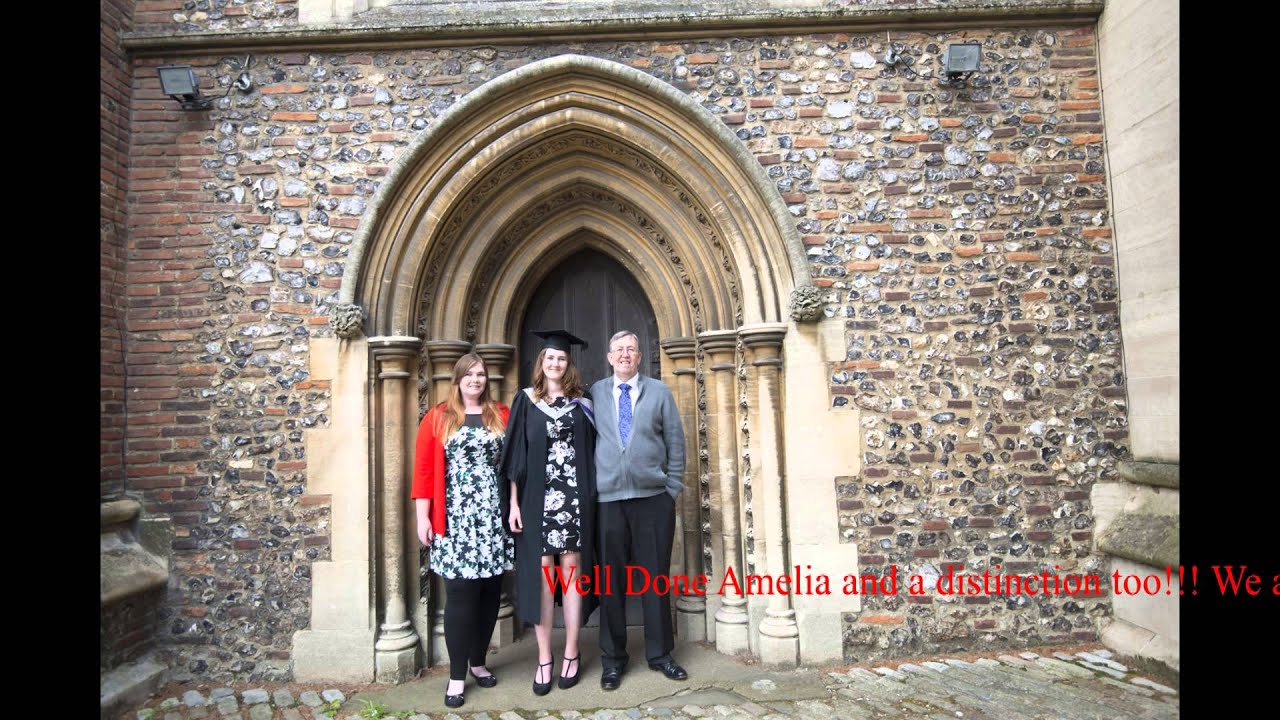 Amelia Graduation 7th September 2015 Hertfordshire University - YouTube