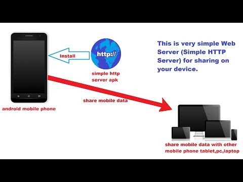 How to install Simple HTTP server .apk for android device