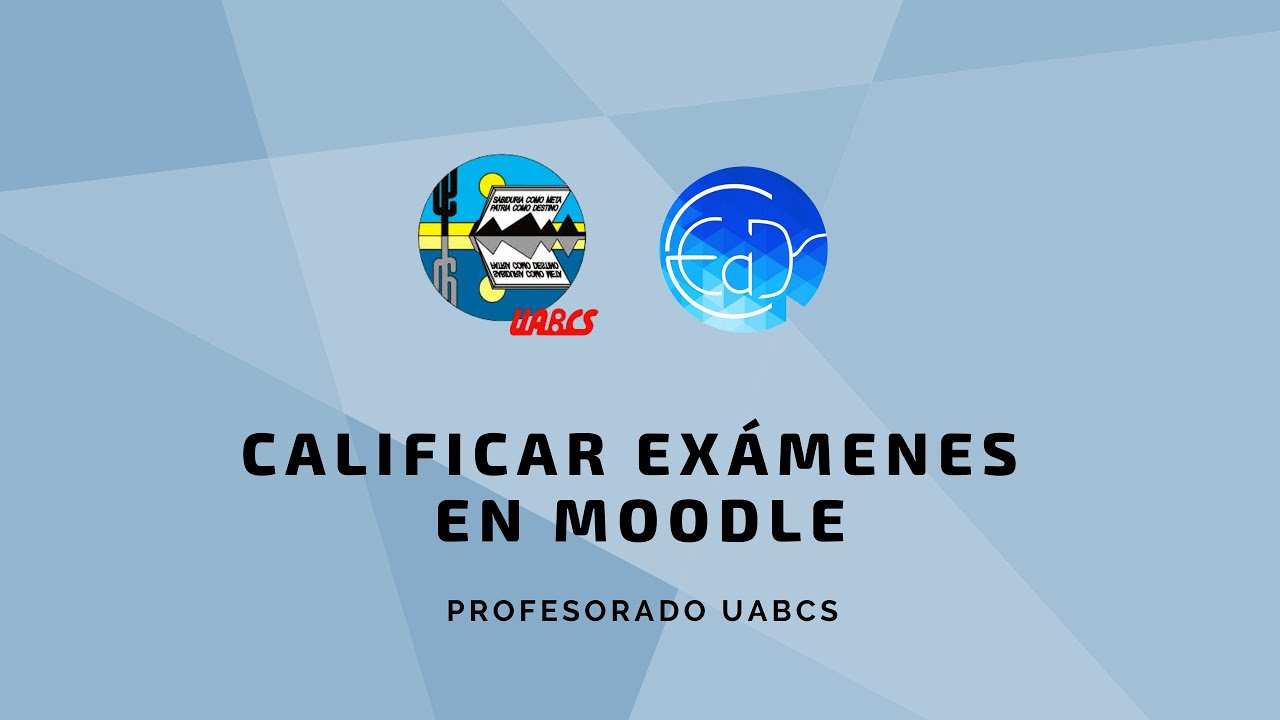 Calificar exámenes en Moodle - YouTube