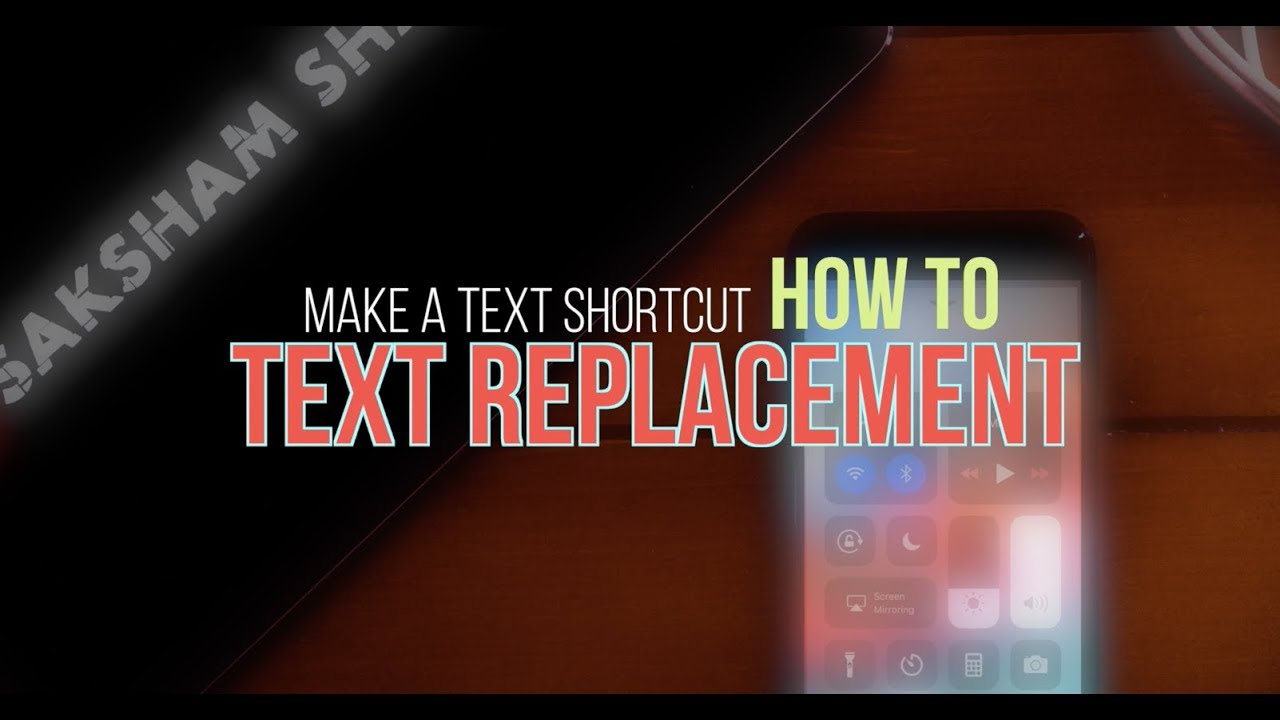 HOW TO CREATE TEXT SHORTCUT IOS - YouTube