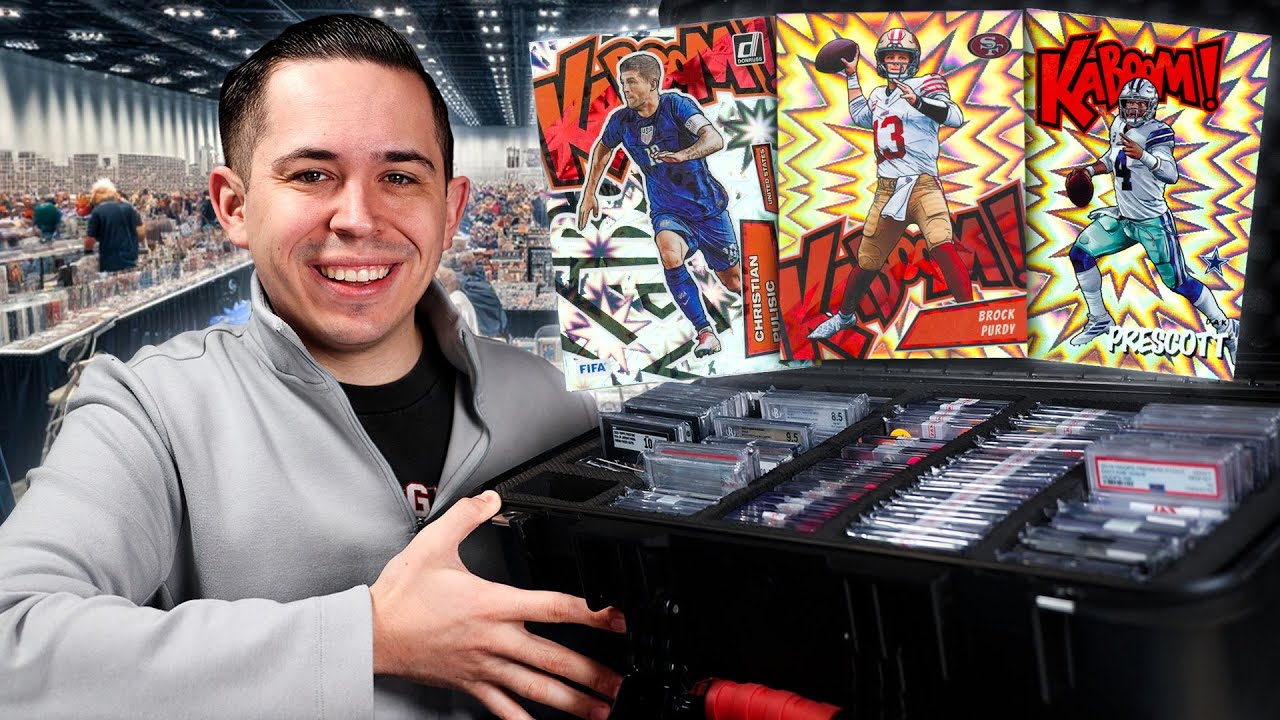 I Bought SO MANY KABOOMS at The Dallas Card Show! 🤯 - YouTube
