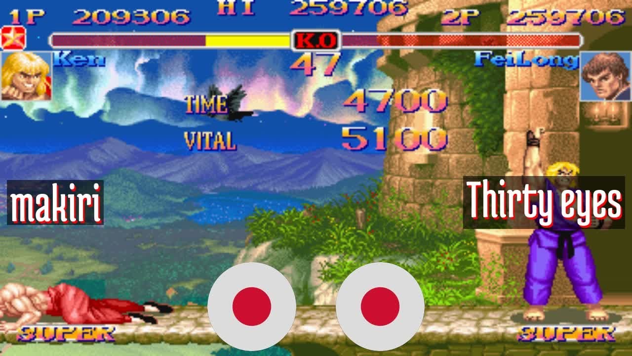 FT5 @ssf2xjr1: makiri (JP) vs Thirty eyes (JP) [Super SF II X ssf2x ...