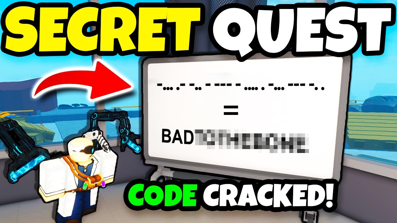 I CRACKED The SECRET QUEST MORSE CODE In FISCH Roblox! - YouTube