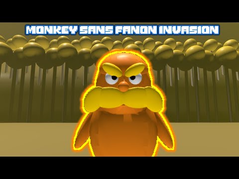 Monkey Sans Fanon Invasion  - Lordax Fight + Showcase