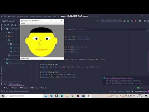 Coding Solution & Publishing...Making Human Face Using Java Applet for MAKAUT MAR ACTIVITY - YouTube