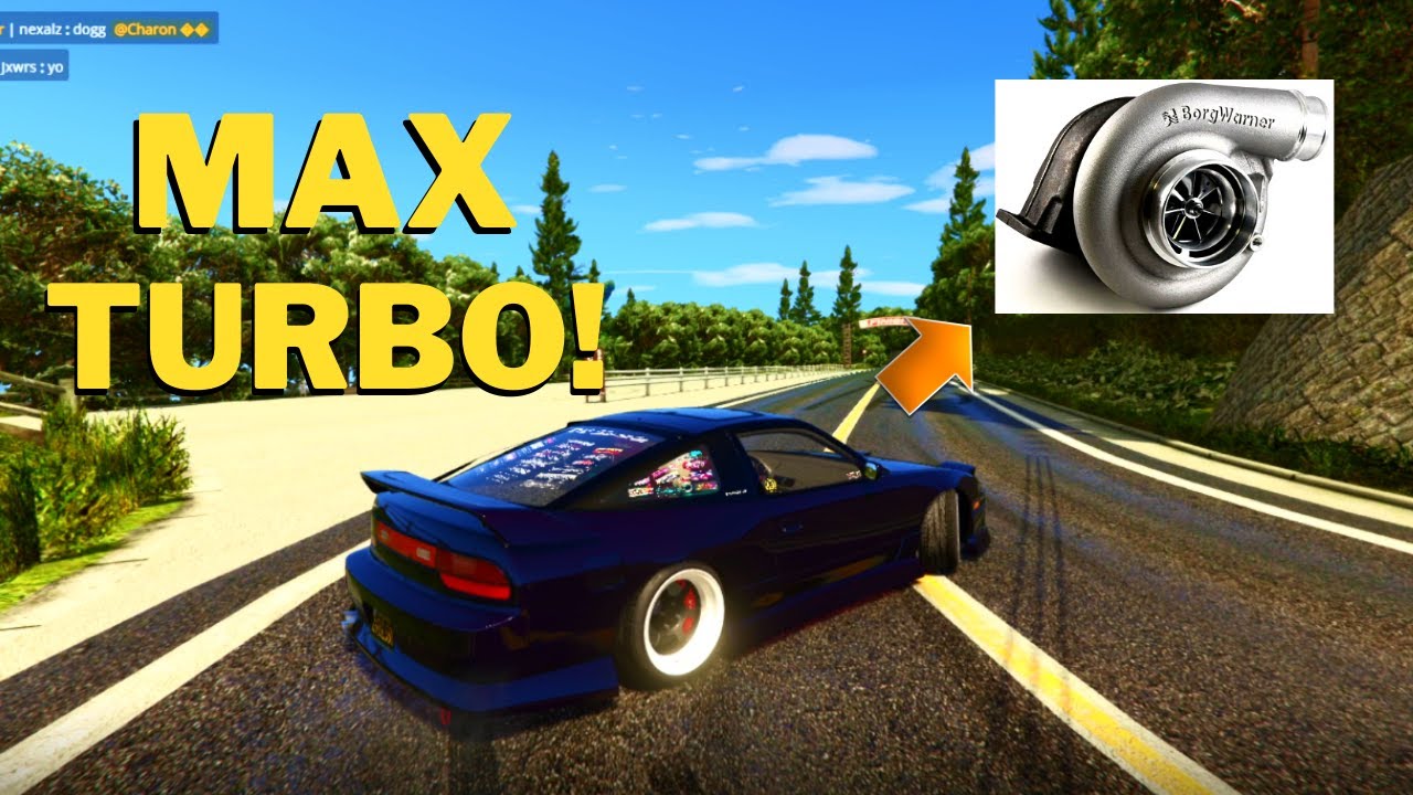 GTA 5 FiveM - Drifting a NIssan 180SX With Maxed Turbos! | FullBoost Drifting - YouTube