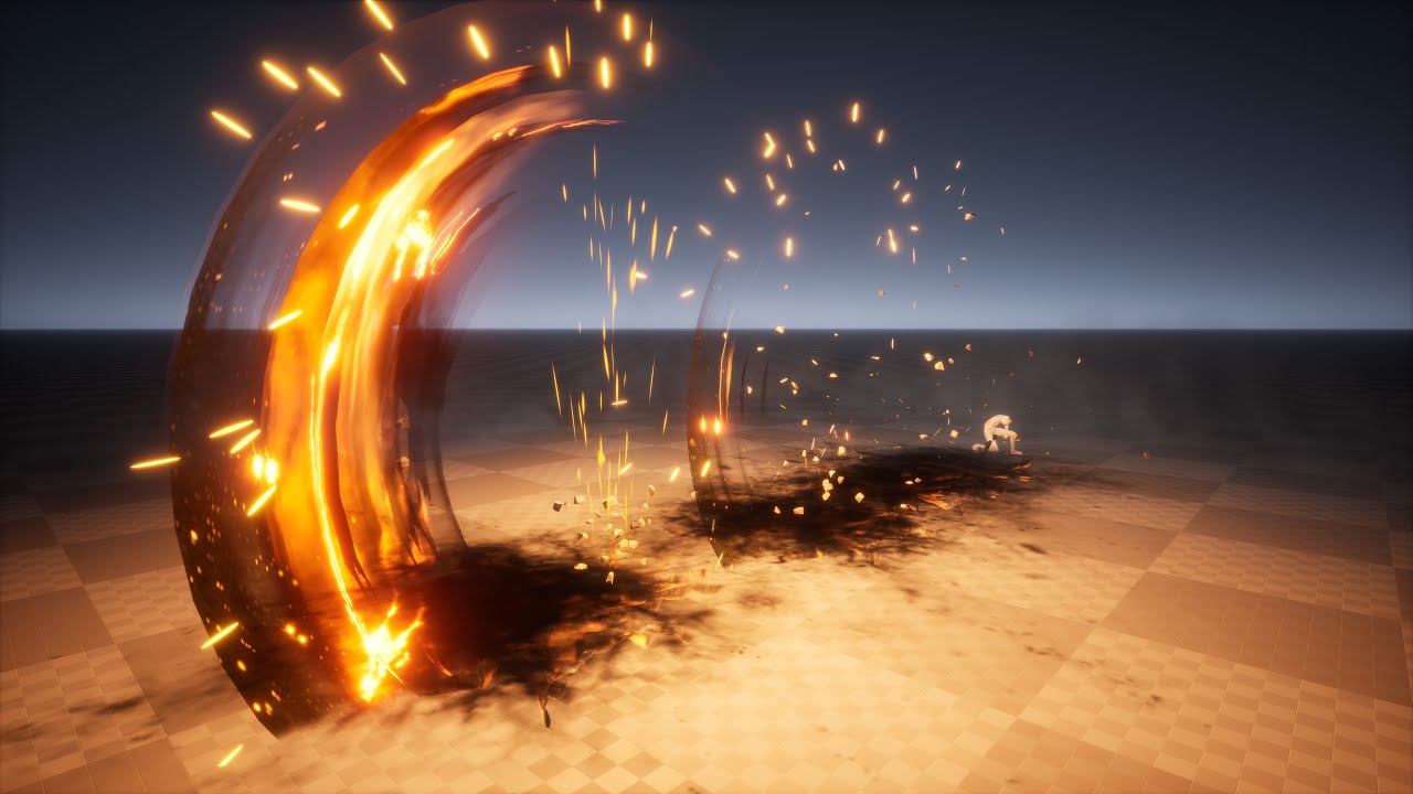UE4 VFX Blade Light Attack - YouTube