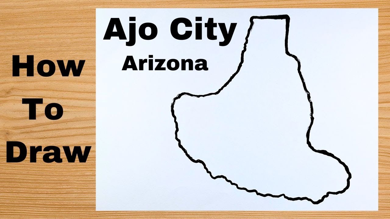 Drawing Ajo City Map - United States - YouTube