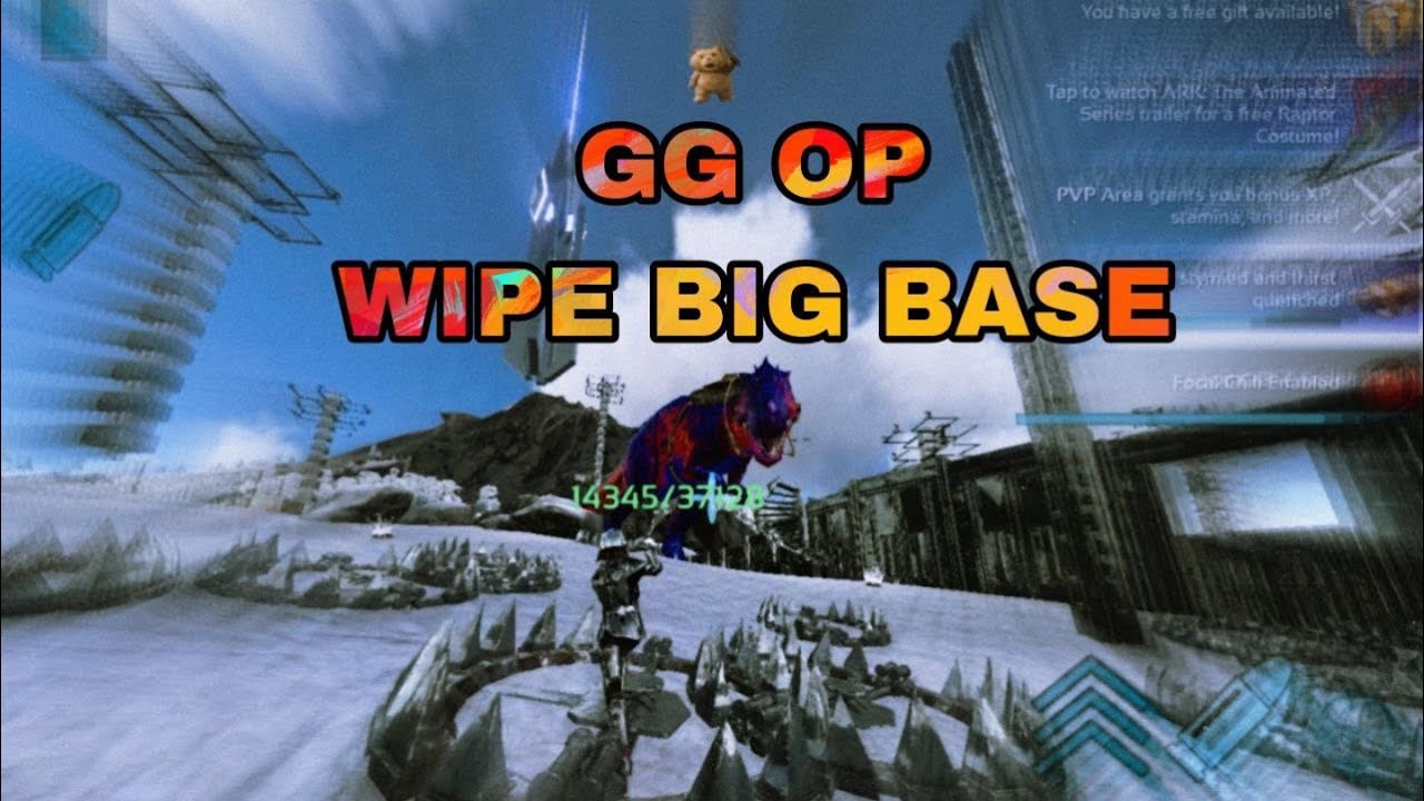 Ark: Mobile Legit, Wipe Big Base - YouTube