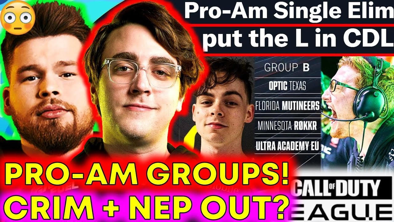 Crimsix & Neptune OUT of NYSL?! CDL Pro-Am ROASTED for Single Elim? 😳 ...